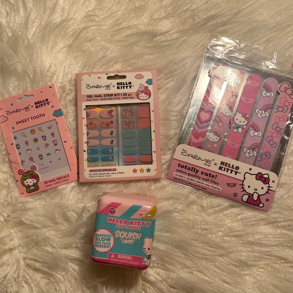 Hello Kitty | Other | Hello Kitty Nail Set Squish Ums | Poshmark